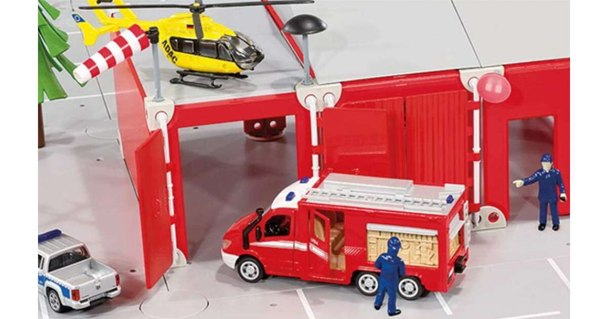 Siku Mercedes-Benz Sprinter 6x6 tűzoltóautóautó fém modell (1:50 ...