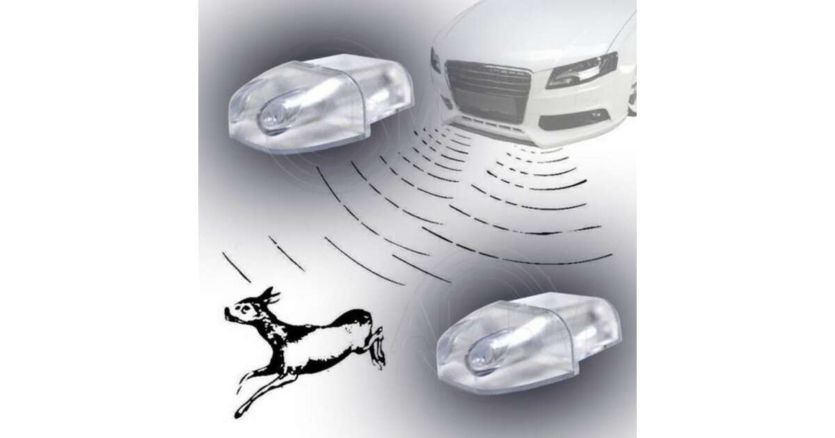4CARS ultrahangos állatriasztó,dupla utlrahangos sugárzóval, öntapadós ...