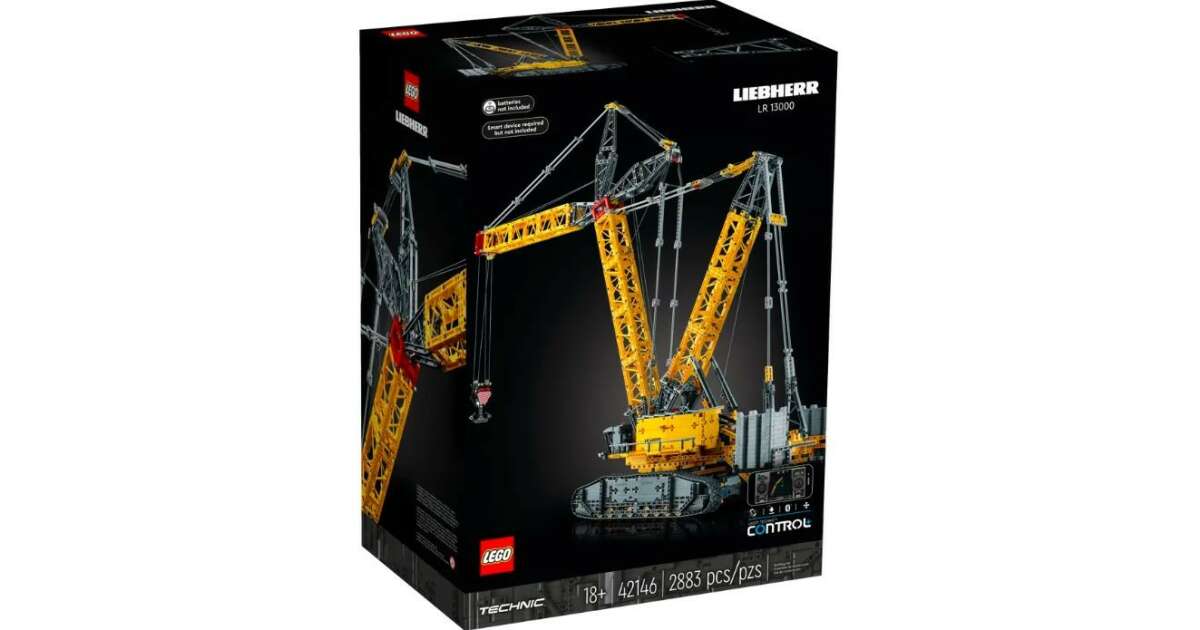 LEGO Technic Liebherr LR 13000 Lánctaplas Daru - 2883 elem | Pepita.hu