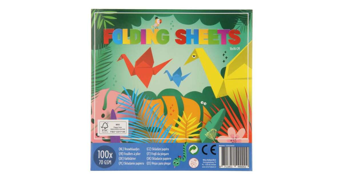 Origami papír 16x16cm - 100 db | Pepita.hu