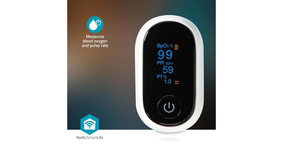 Oximetru de puls SmartLife | Bluetooth | Afișaj OLED | Alarmă sonoră ...