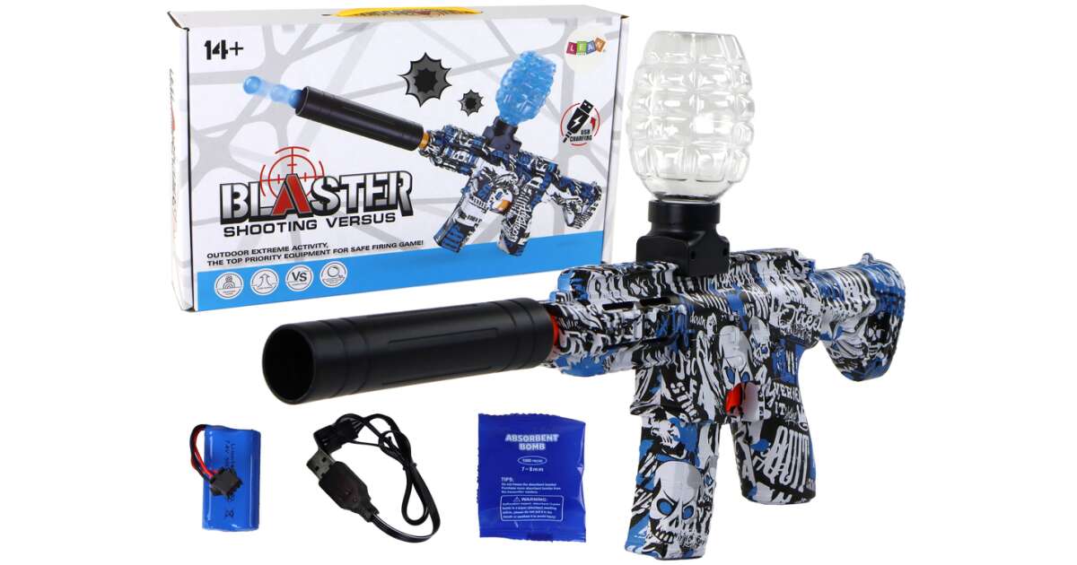 Pisztoly Fegyver Víz Puska Kék Víz Golyók 16871 | Pepita.hu