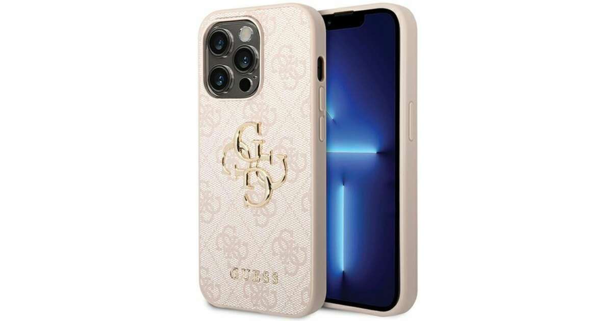 Guess iPhone 15 Pro Max Rózsaszín Tok - 4G Logóval | Pepita.hu