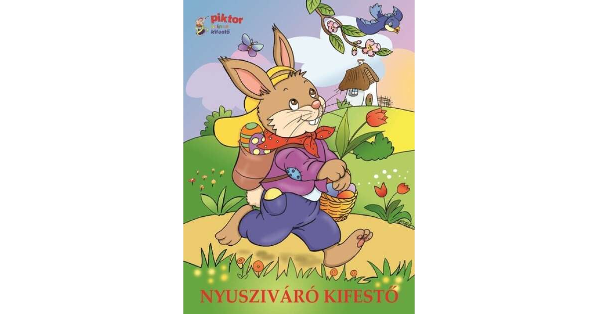 Kifestő: Nyusziváró kifestő - PIKTOR Színes kifestő §H | Pepita.hu