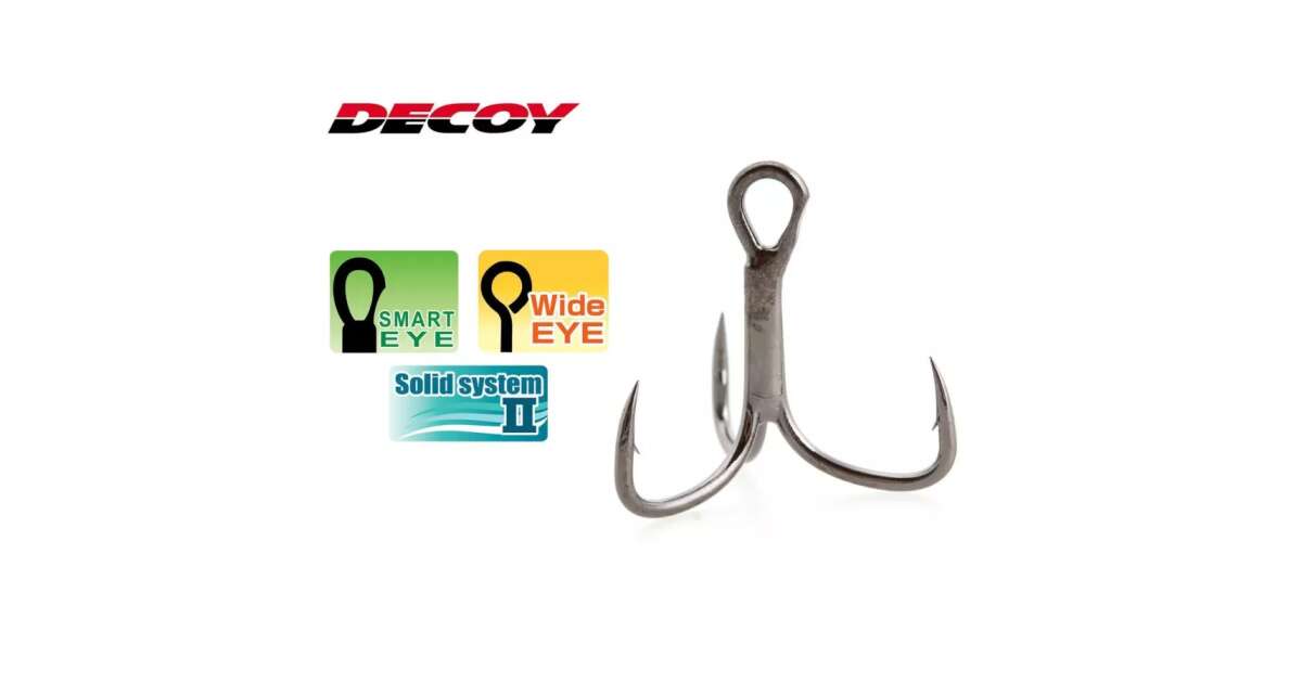 Decoy Y-S25 #10 hármas horog 8db/csg | Pepita.hu