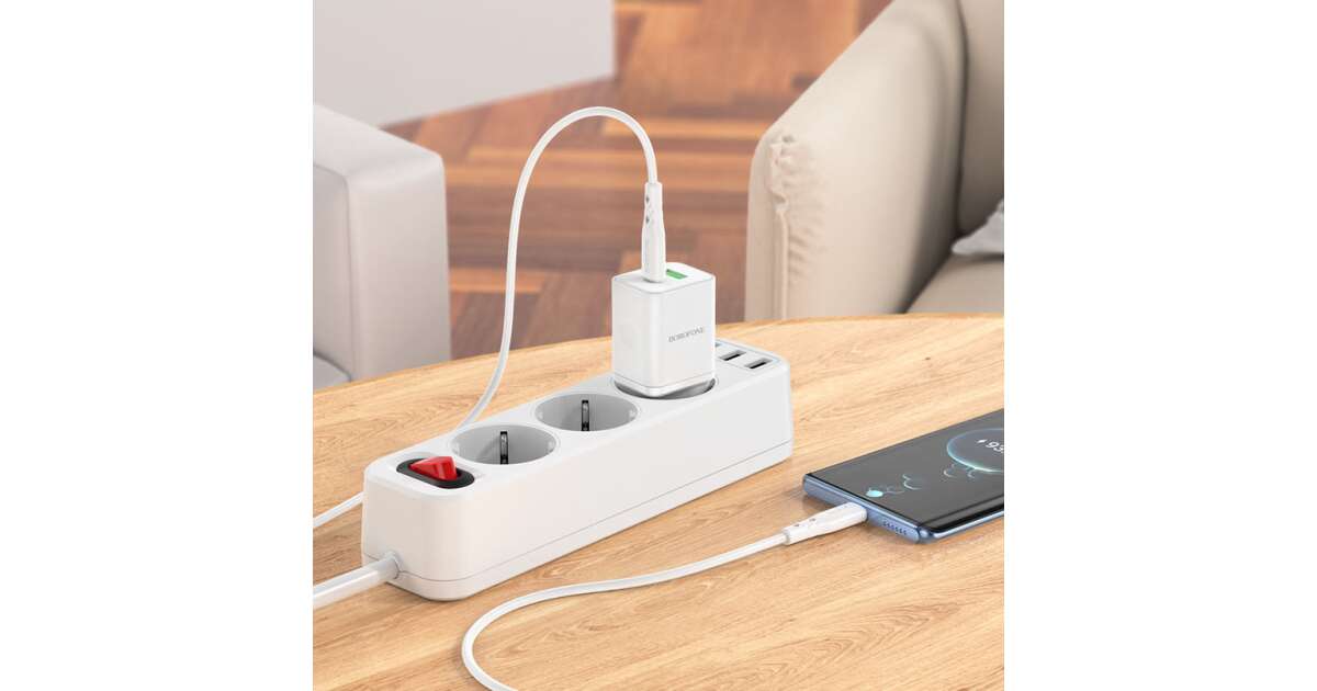 Hálózati Töltő Adapter 20w Usb Aljzat Usb Type C Aljzat Usb Type C