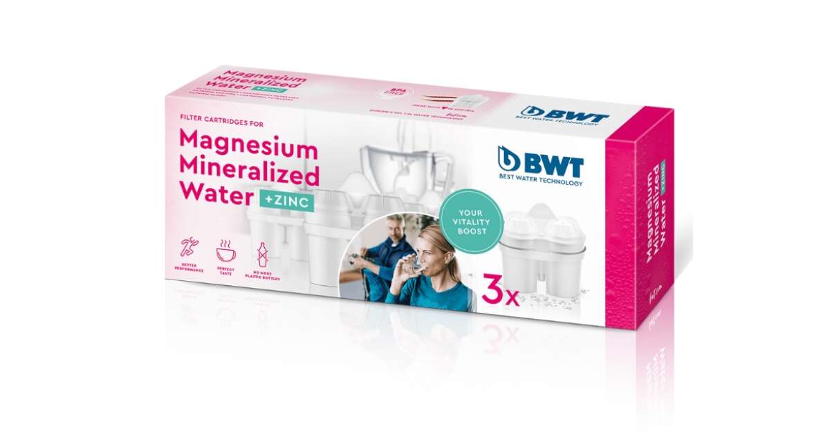 BWT Magnesium Mineralizer + Zinc Water Filter Cartridge, 3 pcs | Pepita.com