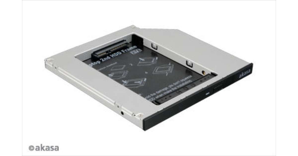 Akasa N.Stor 2,5" SATA HDD/SSD -> Slim SATA ODD Bay adapter (9.5 mm ...