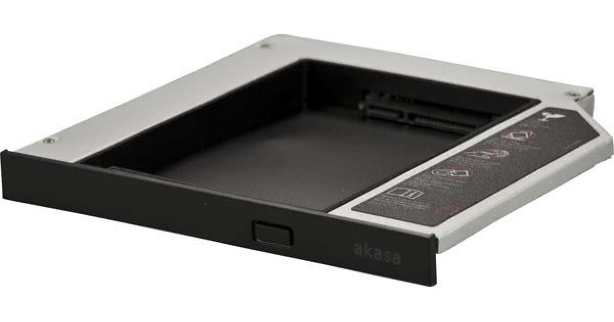 Akasa N.Stor 2,5 SATA HDD/SSD -> Slim SATA ODD Bay adapter (9.5 mm ...