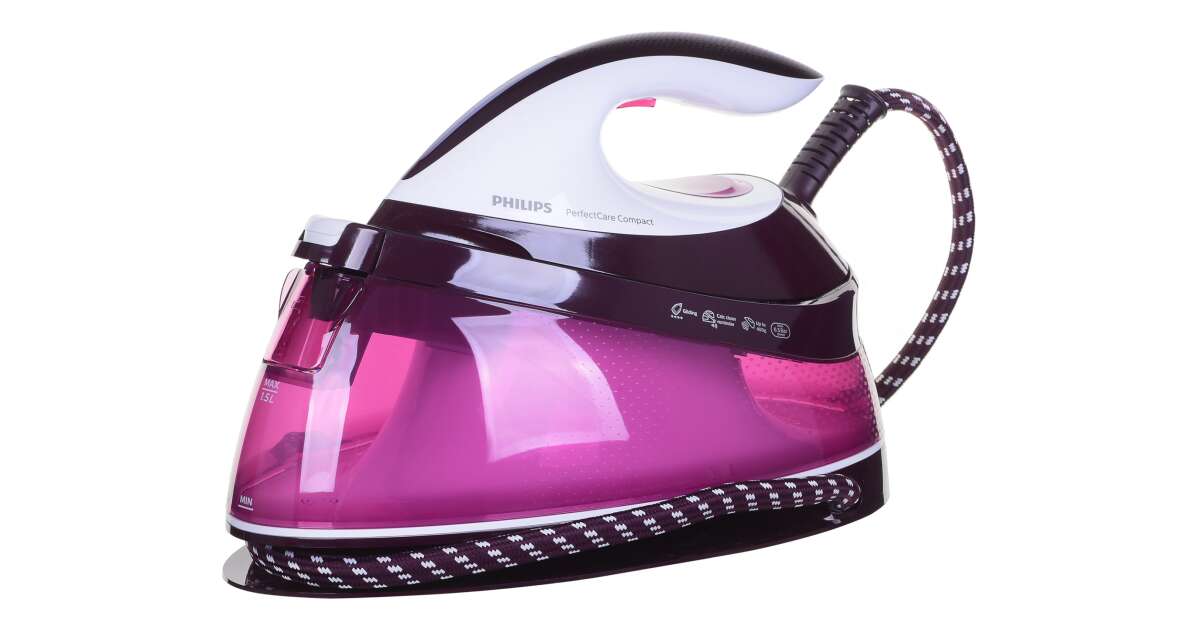 Statie de calcat cu abur Philips GC7842/40 PerfectCare Compact, talpa ...