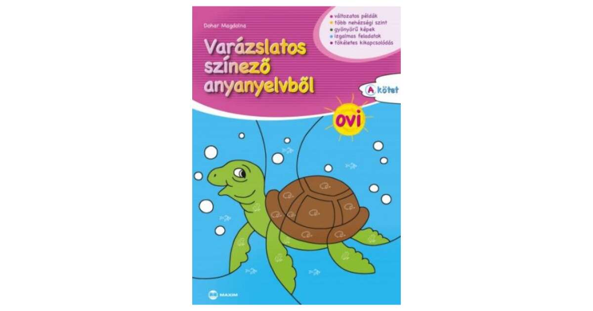 Varázslatos színező anyanyelvből OVI A kötet | Pepita.hu