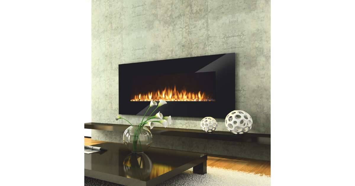 Home fkk3000, elektromos látványkandalló, fűtésre oprimalizált okos kandalló, TUYA smart app-pal ...