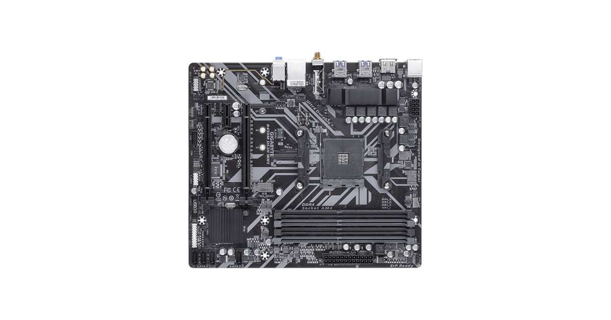 Gigabyte GA-B450M-DS3H-WIFI AMD B450 AM4 Socket Micro ATX (B450M DS3H ...