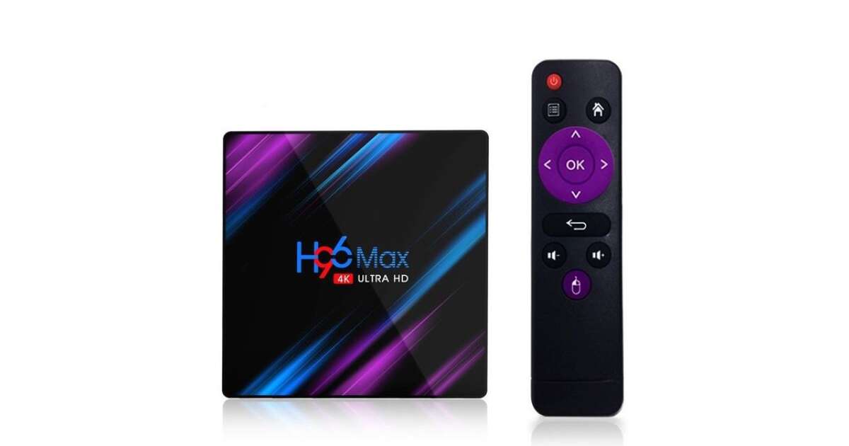 H96 MAX Android TV set-top box 4/64GB | Pepita.com