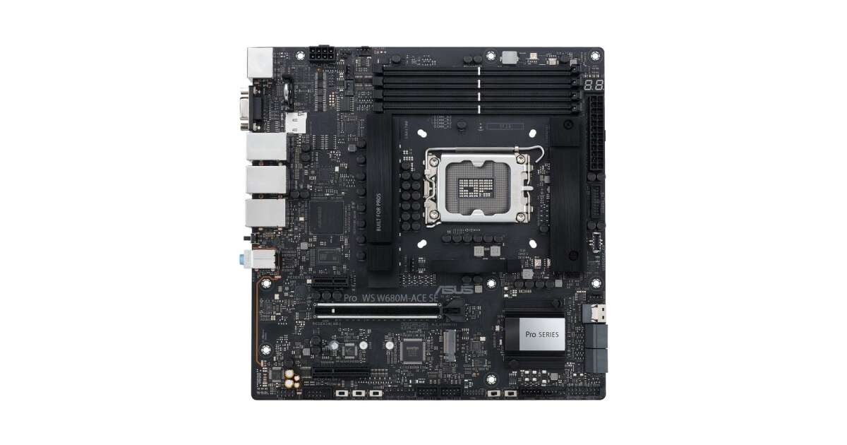 ASUS PRO WS W680M-ACE SE Intel W680 LGA 1700 Micro ATX (90MB1FA0-M0EAY0 ... ASUS PRO WS W680M-ACE SE Intel W680 LGA 1700 Micro ATX (90MB1FA0-M0EAY0 ...