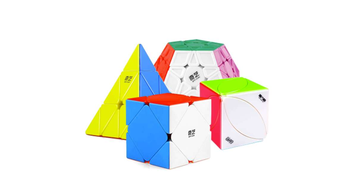 QiYi Luxurious Set E (Skewb, Pyraminx, Megaminx, Ivy Cube) profi ...