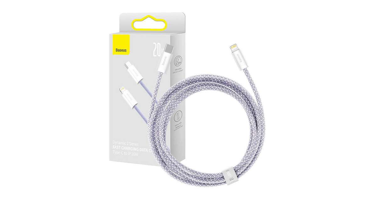 Baseus Dynamic 2 Series Usb C Lightning Kábel 20w 2m Lila Pepita Hu