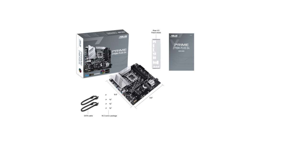 Asus Alaplap - Intel PRIME Z790M-PLUS D4 LGA1700 (Z790, Micro-ATX ...