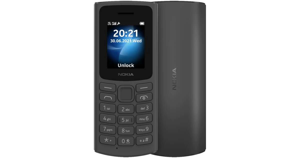 Nokia 105 4G 48MB/128MB Dual SIM Smartphones - Black + Domino Quick SIM ...