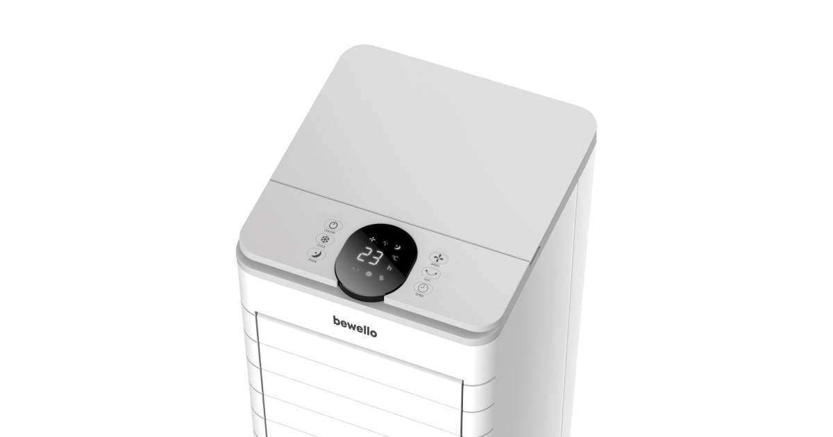 Bewello léghűtő BW2010 Mobil léghűtő ventilátor és párásító - 220-240V ...