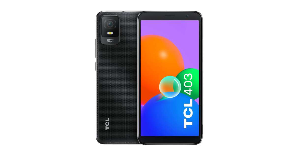TCL 403 2/32GB Touchscreen Mobile Phone, Unlocked, Black (Android ...