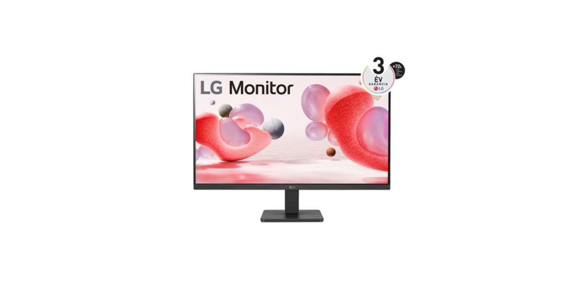LG IPS monitor 27" 27MR400, 1920x1080, 16:9, 250 cd/m1, 5ms, VGA/HDMI ...