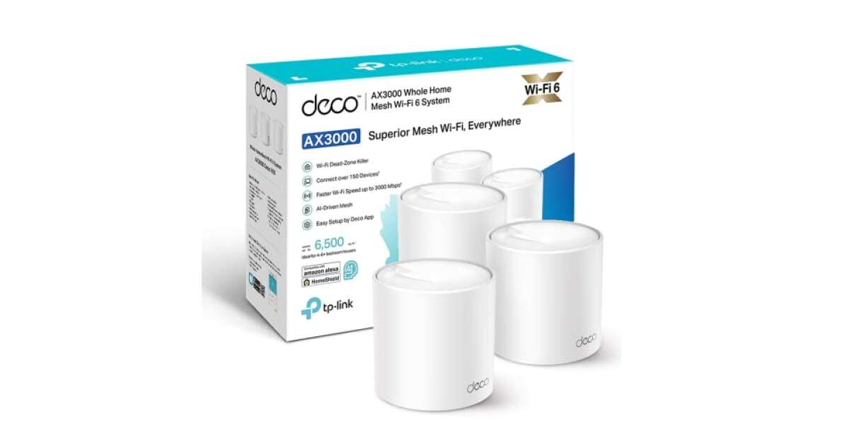 TP-LINK Deco X50(3-pack) AX3000 Whole Home Mesh WiFi 6 System | Pepita.hu