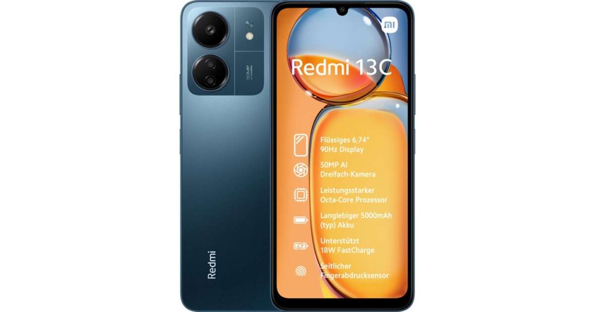 Xiaomi Redmi 13C 256GB 8RAM 5G EU blue (MZB0FT4EU) | Pepita.com