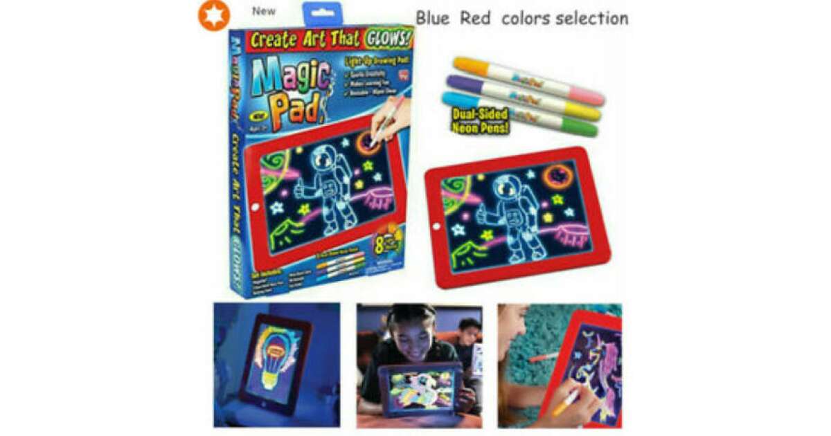 Magic Sketchpad készségfejlesztő, színes, világítós rajztábla | Pepita.hu