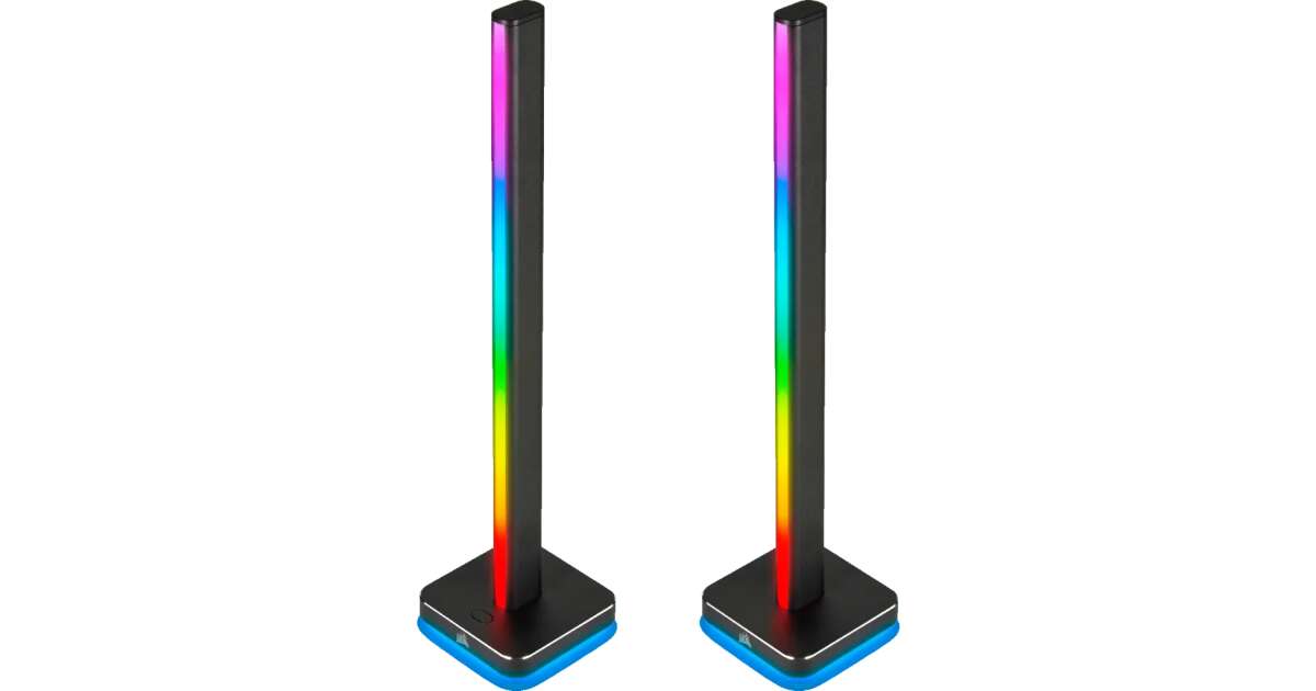 Corsair iCUE LT100 Smart Lighting Towers Starter Kit RGB LED Világító ...