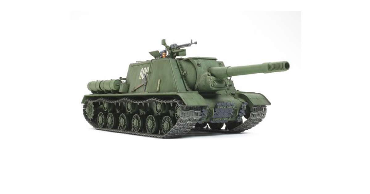 Tamiya Russian Heavy Self-Propelled Gun tank műanyag makett (1:35 ...