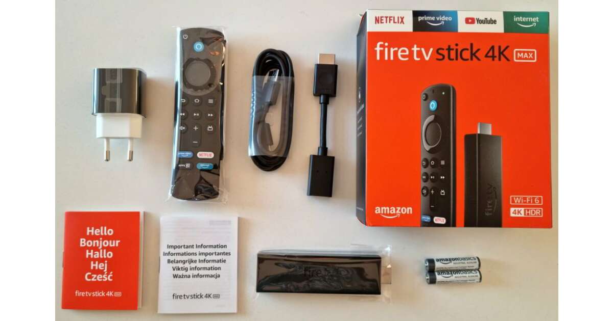Amazon Fire TV Stick 4K Max Generation 2 WiFi 6E Médialejátszó | Pepita.hu