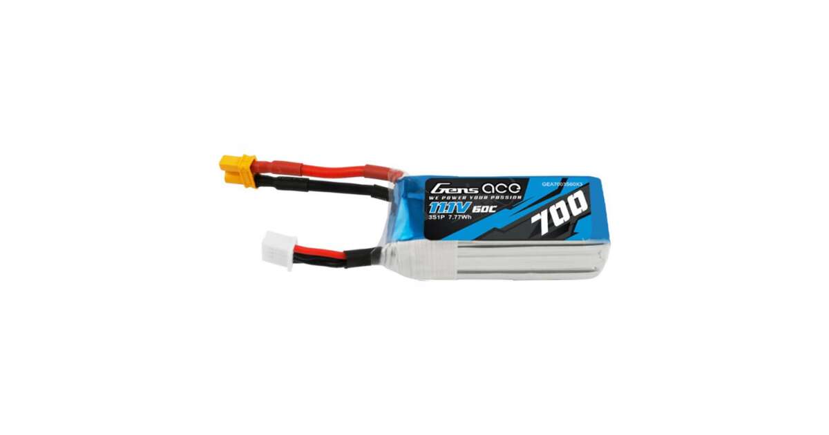 Gens Ace OMPHOBBY M2 RC / Mikado LOGO200 Akkumulátor 700mAh | Pepita.hu