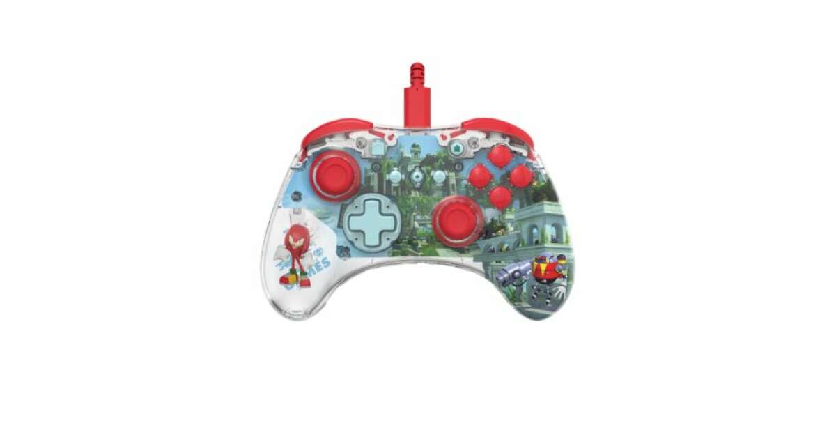 Controller cu fir, PDP REALMz™, Nintendo Switch/OLED, Sonic: Knuckles ...