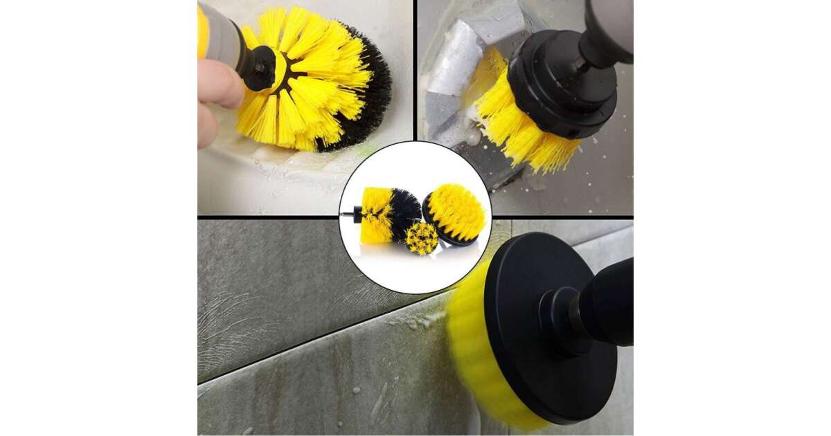 Fúróba fogható tisztító kefe szett | Pepita.hu