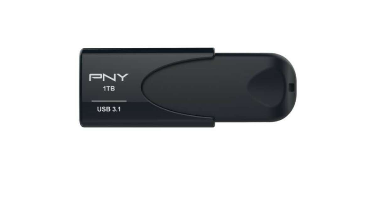 PNY Attaché 4 USB 1 TB USB A 3.2 Gen 1 (3.1 Gen 1) Fekete pendrive ...
