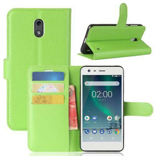 Nokia 2 (2017) Wallet Tok - Zöld | Pepita.hu