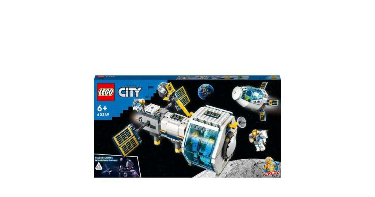 LEGO® City Space Űrállomás a Holdon 60349-Csomagolássérült | Pepita.hu
