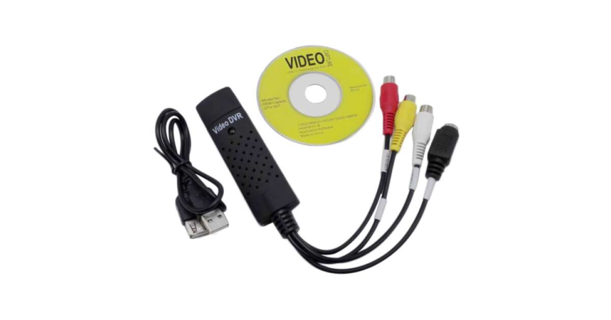 USB-s video DIGITALIZÁLÓ adapter, VHS digitalizáló | Pepita.hu