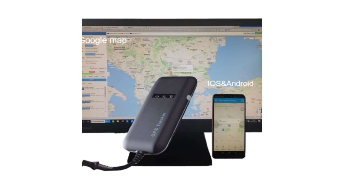 Autóba, motorba építhető GPS lokátor, GT02A GSM GPS GPRS tracker ...