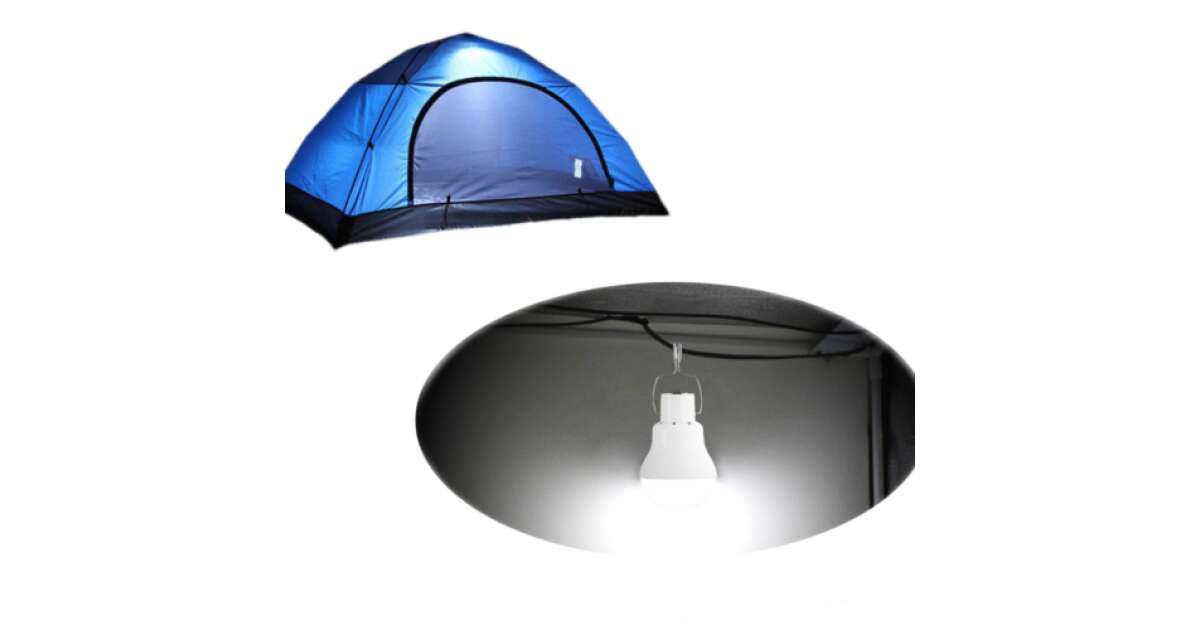 130 LM Napelemes LED izzó, led lámpa, 3m Micro USB csatlakozós kábellel ...