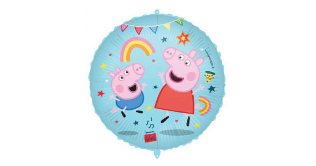 Peppa Pig Messy Play, Peppa malac fólia lufi 46 cm | Pepita.hu