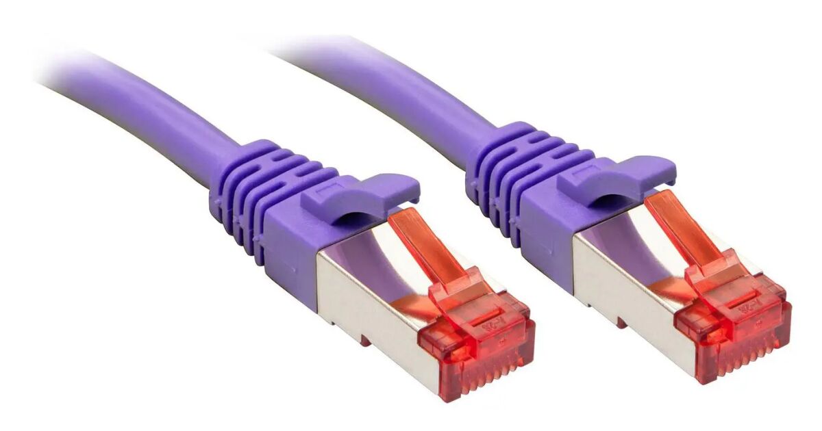 Lindy Rj45/Rj45 Cat6 2m cabluri de rețea Violet S/FTP (S-STP) (47824 ...