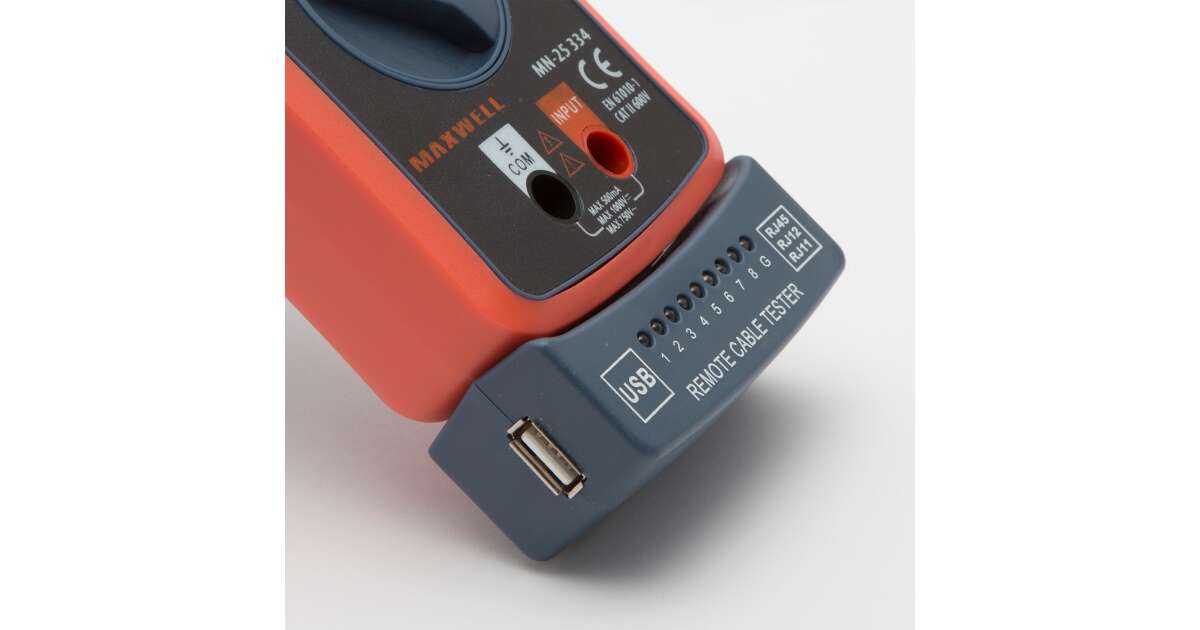 Maxwell Professzionális digitális multiméter, háttérvilágítással ...