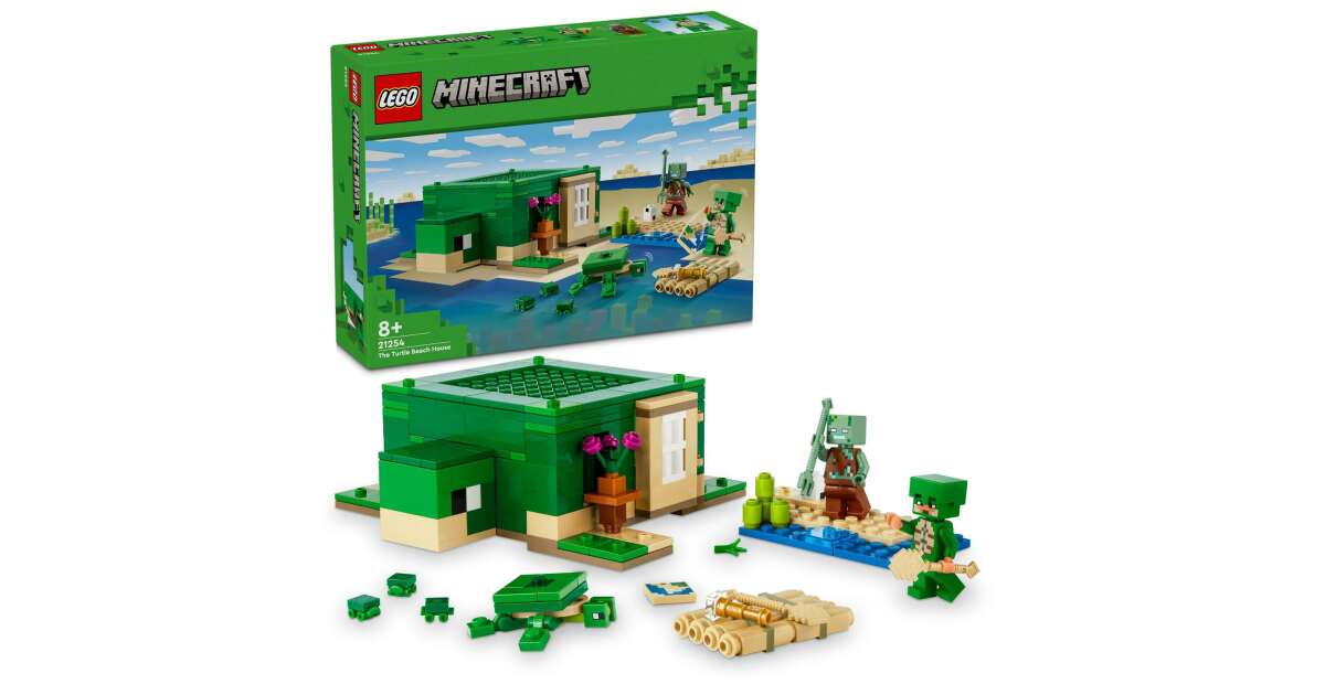 LEGO® Minecraft Turtle House by the Sea 21254 | Pepita.com