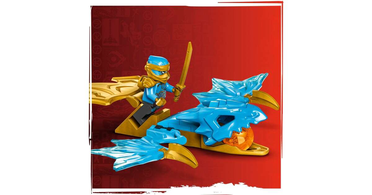 LEGO® Ninjago® - Atacul dragonului zburator al Nyei 71802, 26 piese ...