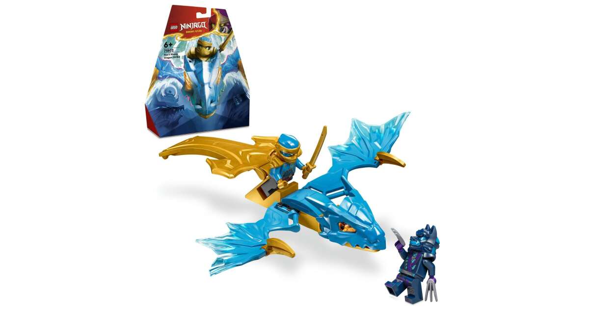 LEGO® Ninjago® - Atacul dragonului zburator al Nyei 71802, 26 piese ...