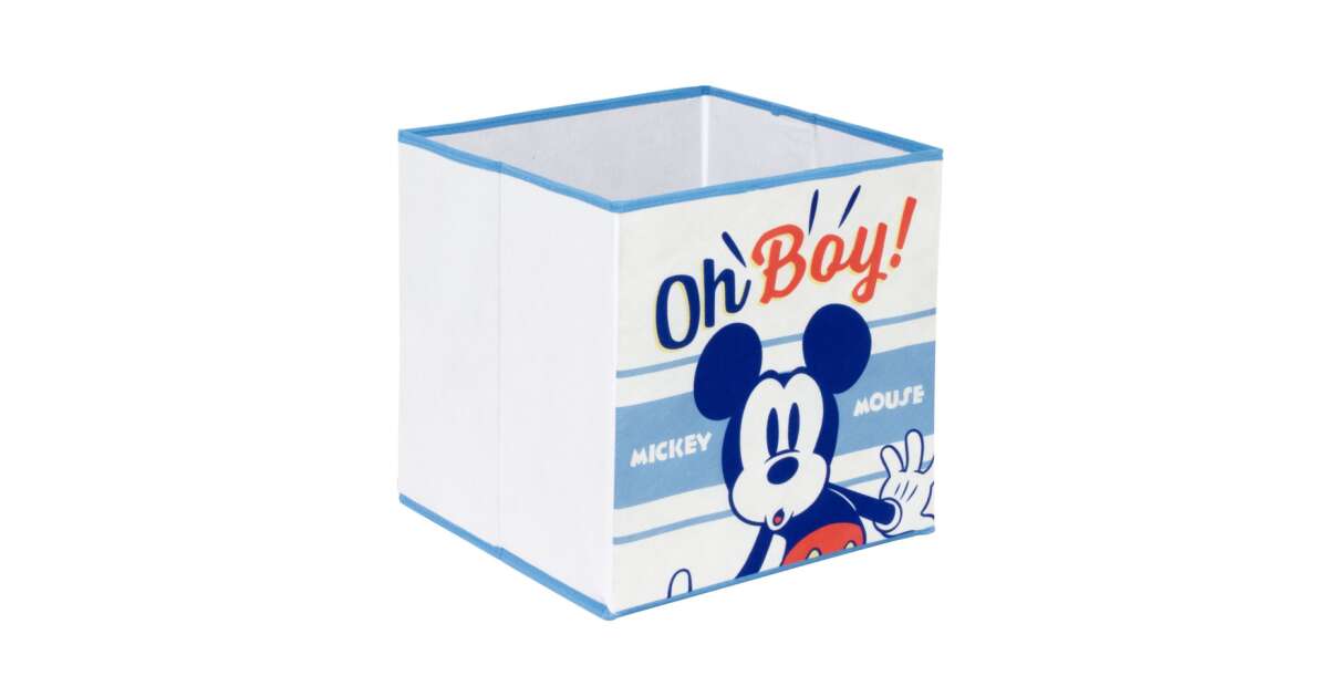 Disney Mickey Oh Boy játéktároló 31×31×31 cm | Pepita.hu