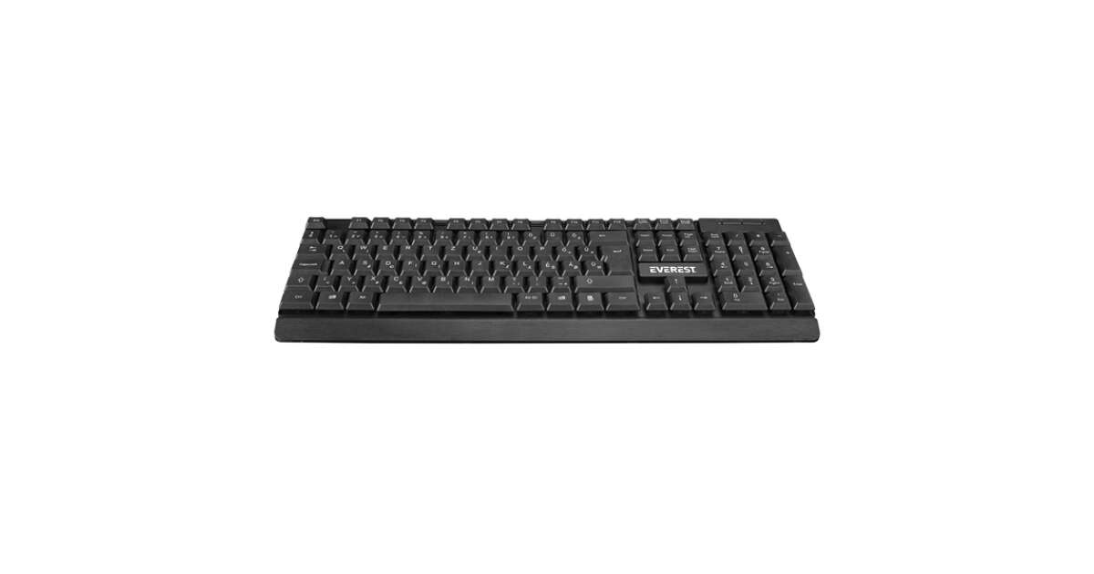 Everest Billentyűzet, KB-2030 (N-key, USB, fekete, magyar) | Pepita.hu