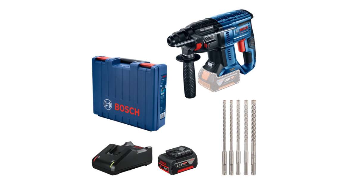 Bosch GBH 180-LI Akkus Fúrókalapács - SDS Plus Készlet | Pepita.hu